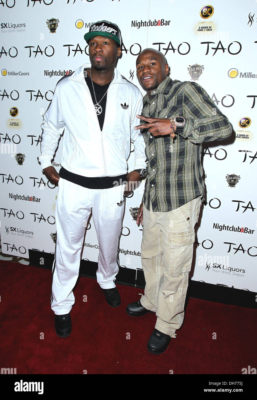 50 cent floyd mayweather hi-res stock photography and images - Alamy