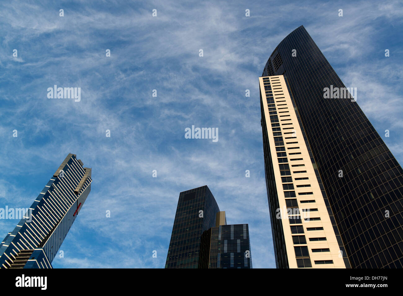 High rise skyscraper skyscrapers building buildings tower hi-res stock ...