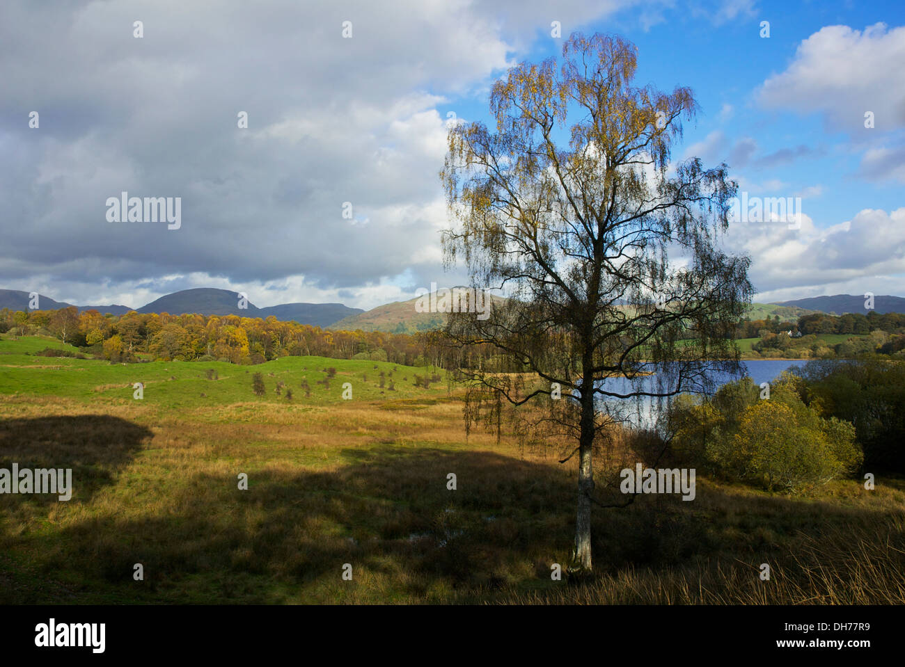 Blelham Tarn, near Wray, South Lakeland, Lake District National Park ...