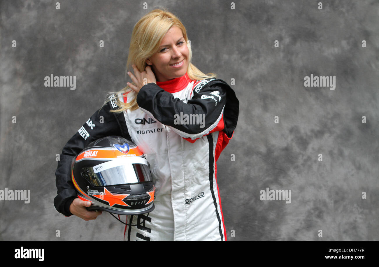 File Photo Spanish racing driver {MARIA DE VILLOTA} has been ...