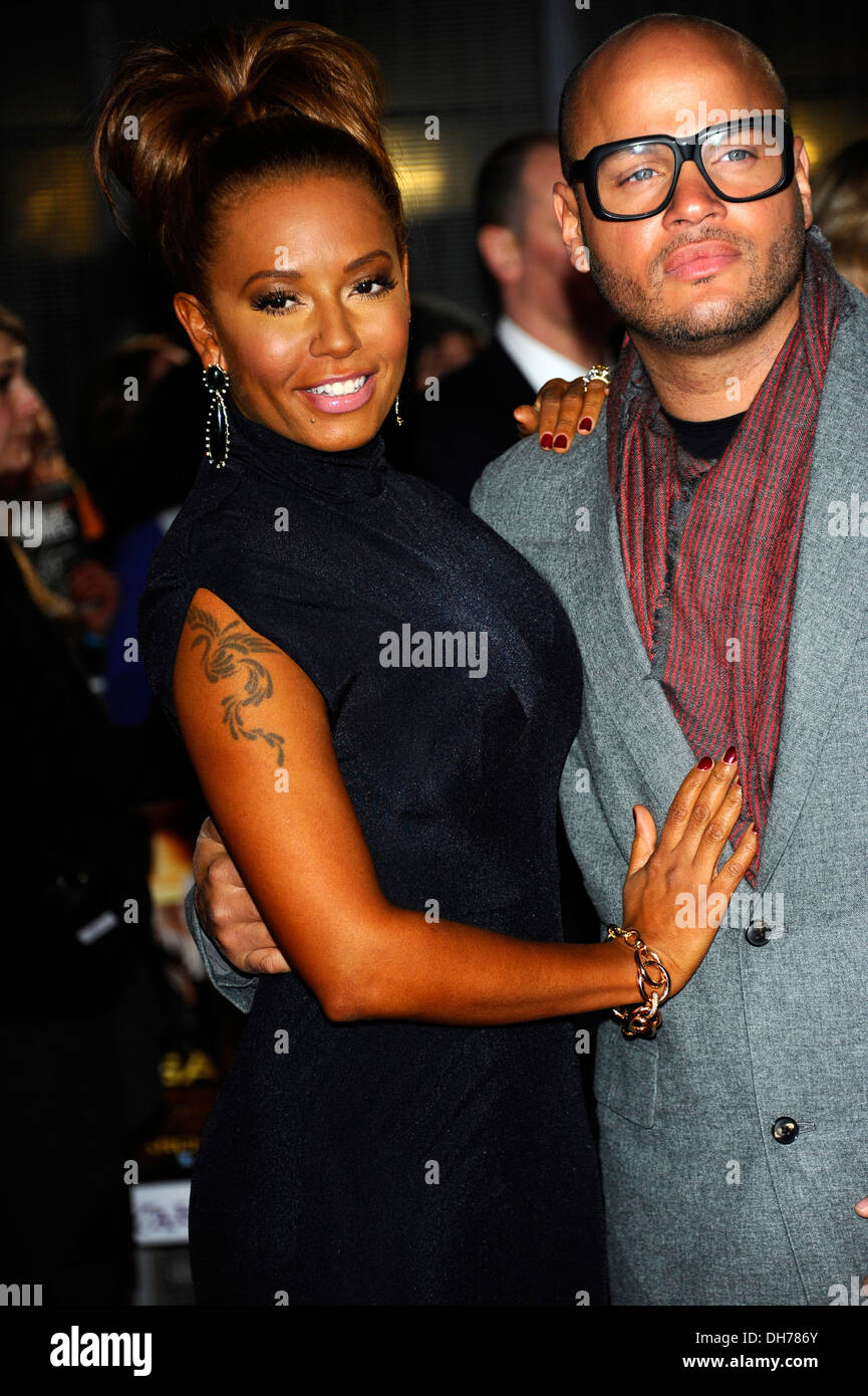 Melanie Brown aka Mel B and Stephen Belafonte The Hunger Games premiere ...