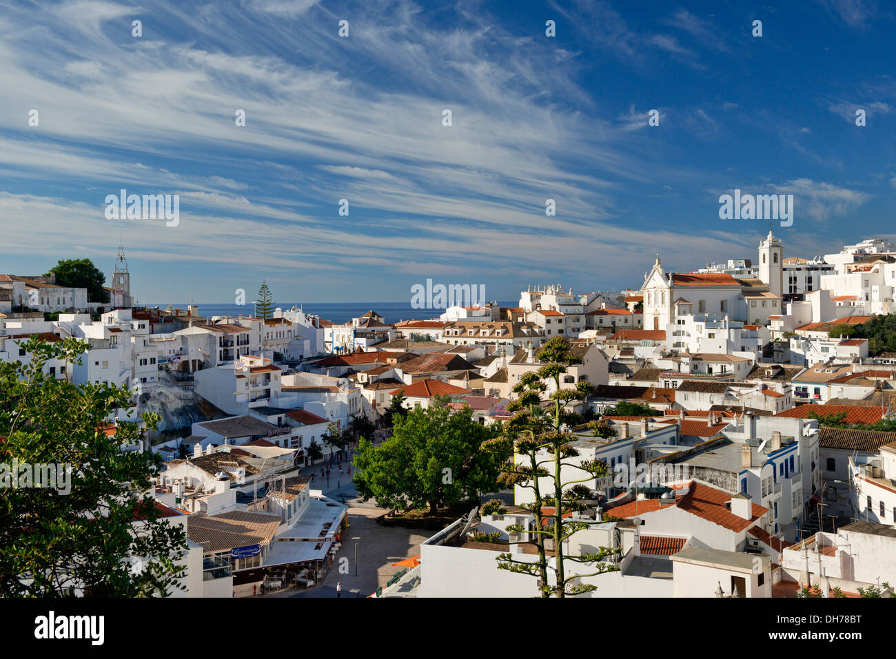 Portugal, the Algarve, Albufeira old town Stock Photo - Alamy