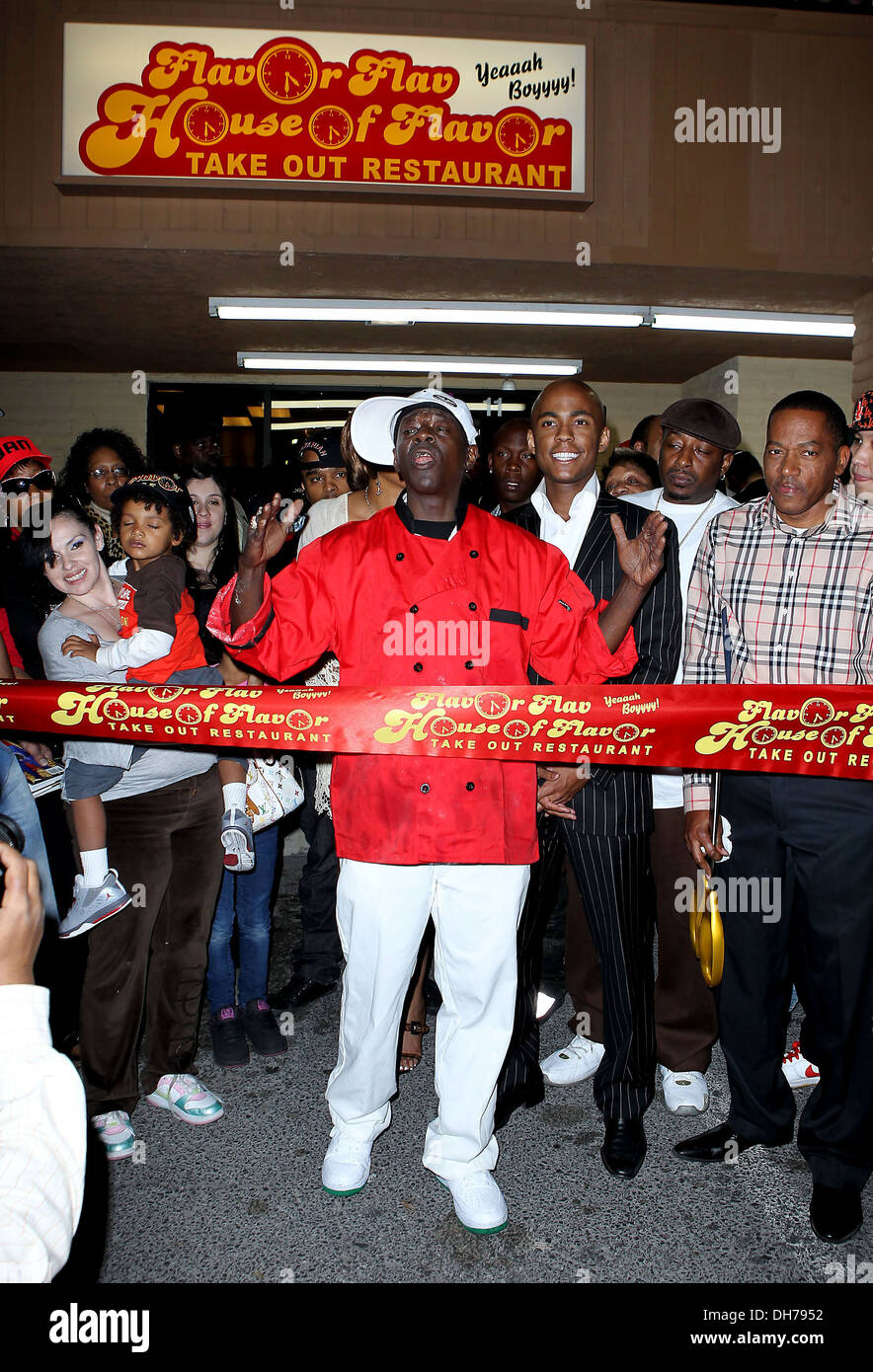 Rapper Flavor Flav at official grand opening of Flavor Flav House of ...