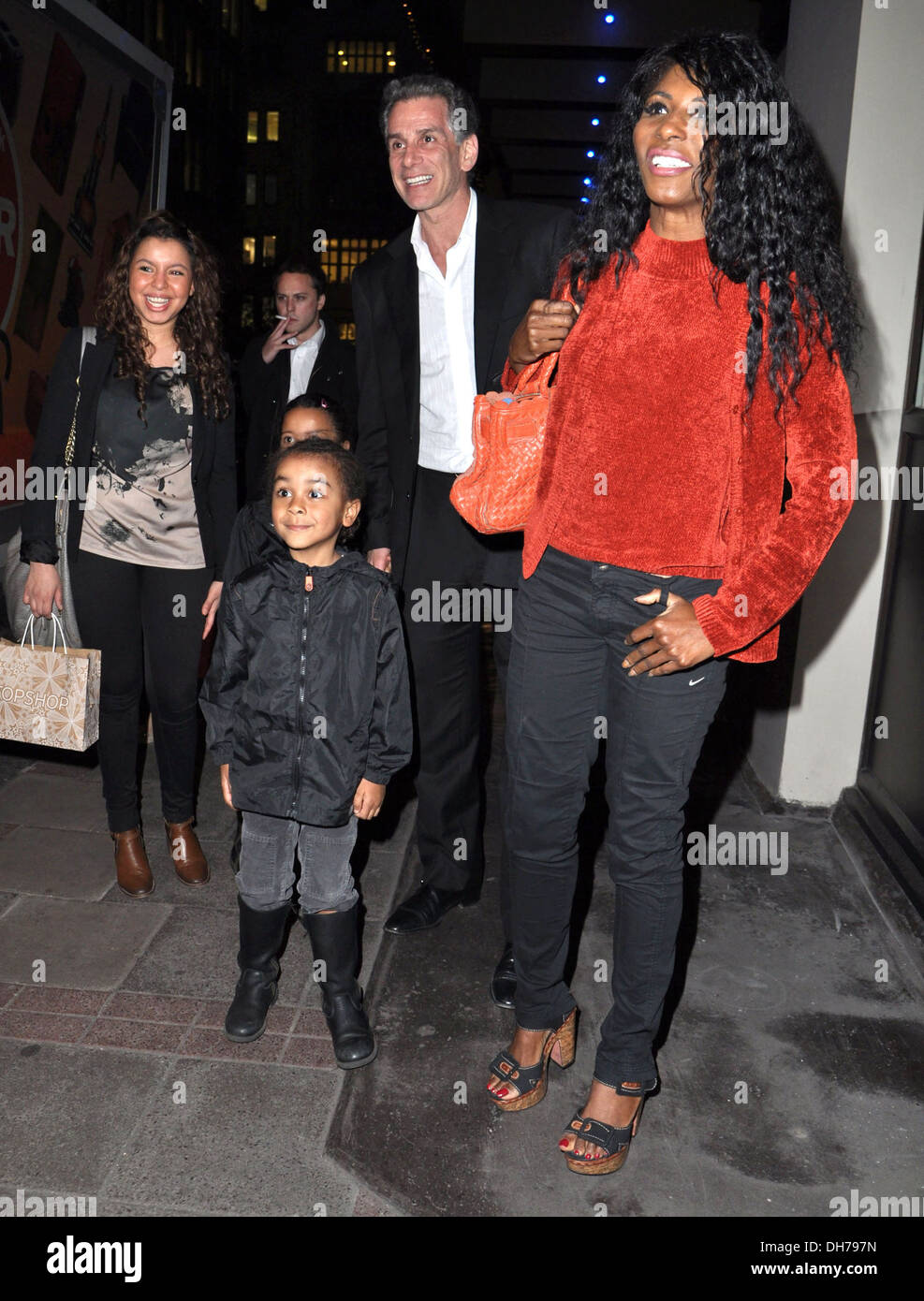 Sinitta and her family Gala screening of 'We Bought A Zoo' held at May ...