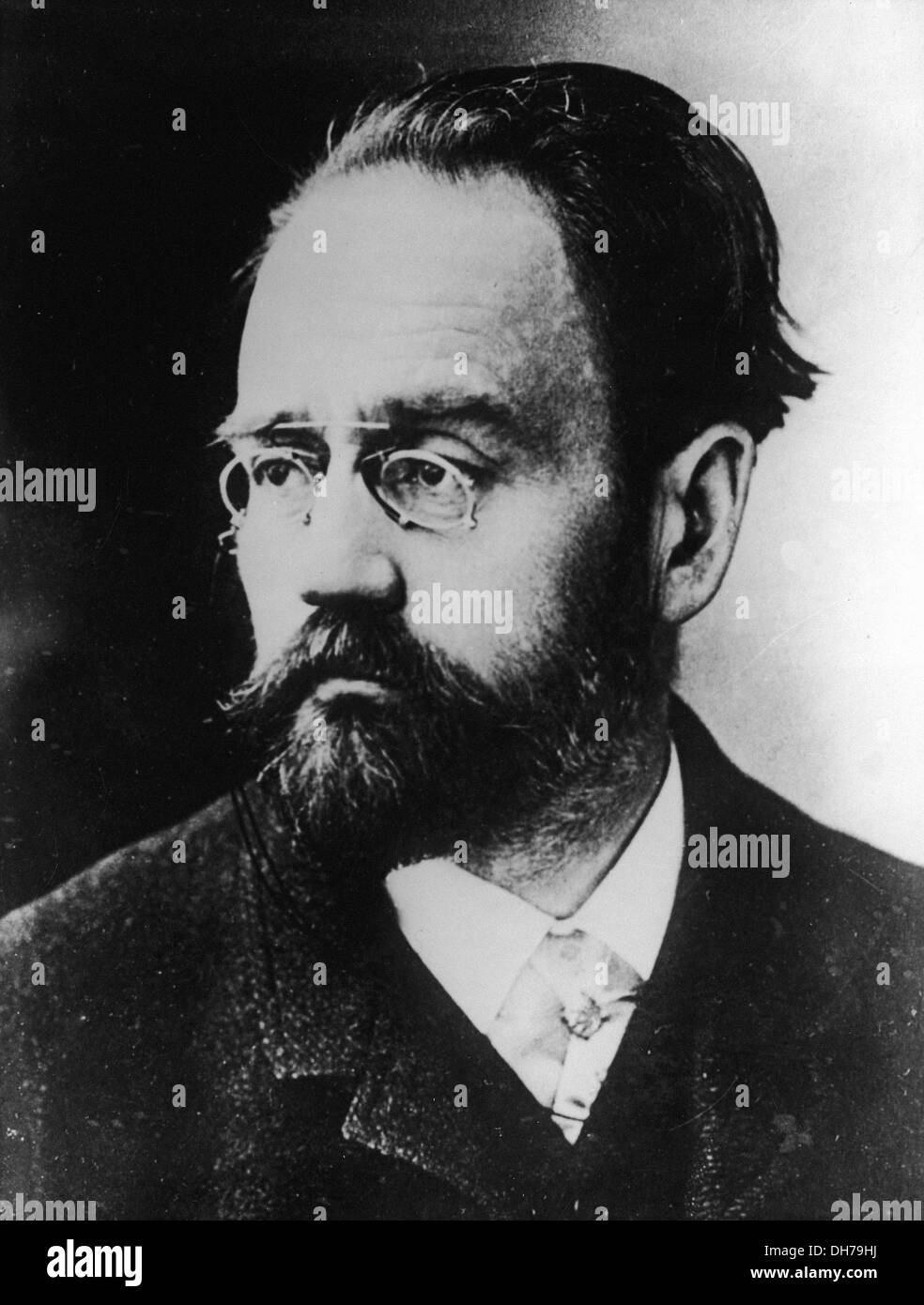 Emile Zola - French Writer - Photographic portrait Stock Photo - Alamy