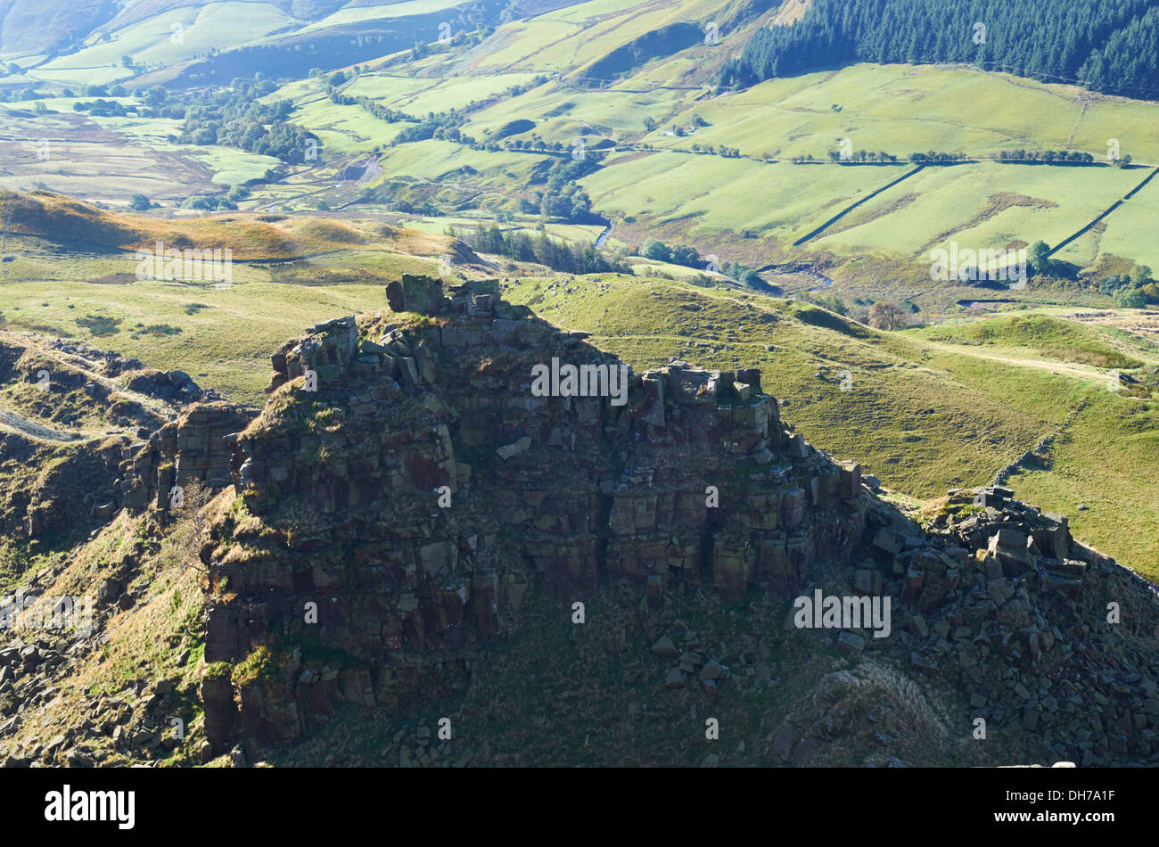 Alport Castles - Peak District National Park, England, UK Stock Photo ...