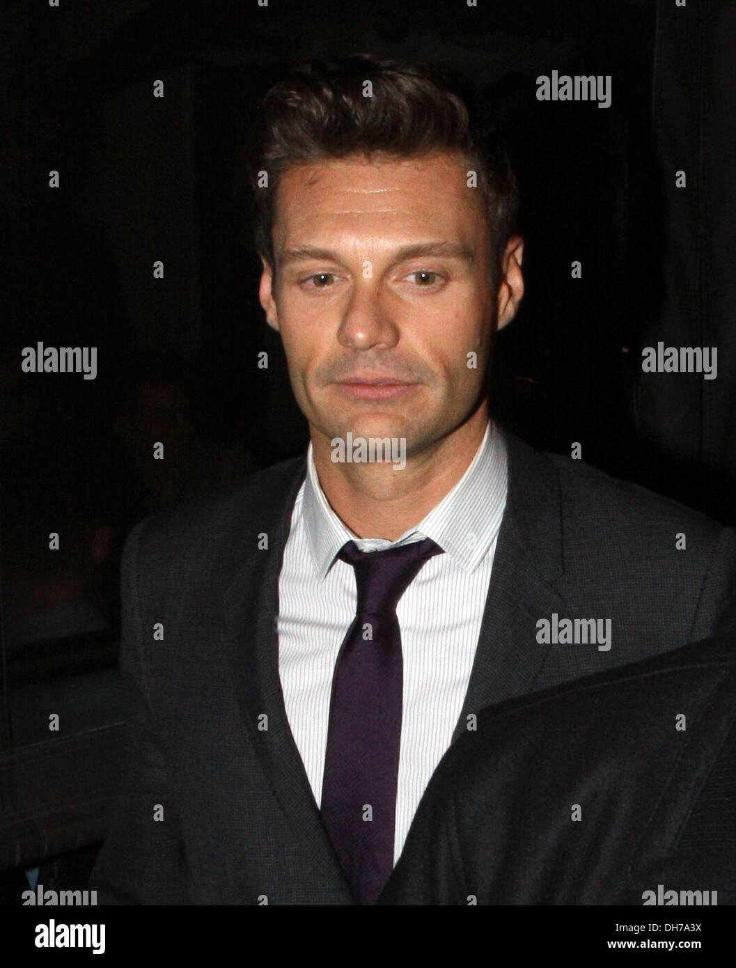 American Idol presenter Ryan Seacrest outside Sur Restaurant in West ...