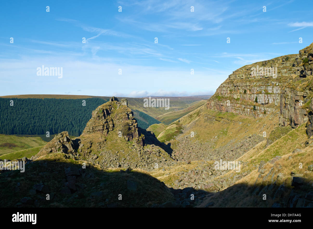 Alport Castles - Peak District National Park, England, UK Stock Photo ...