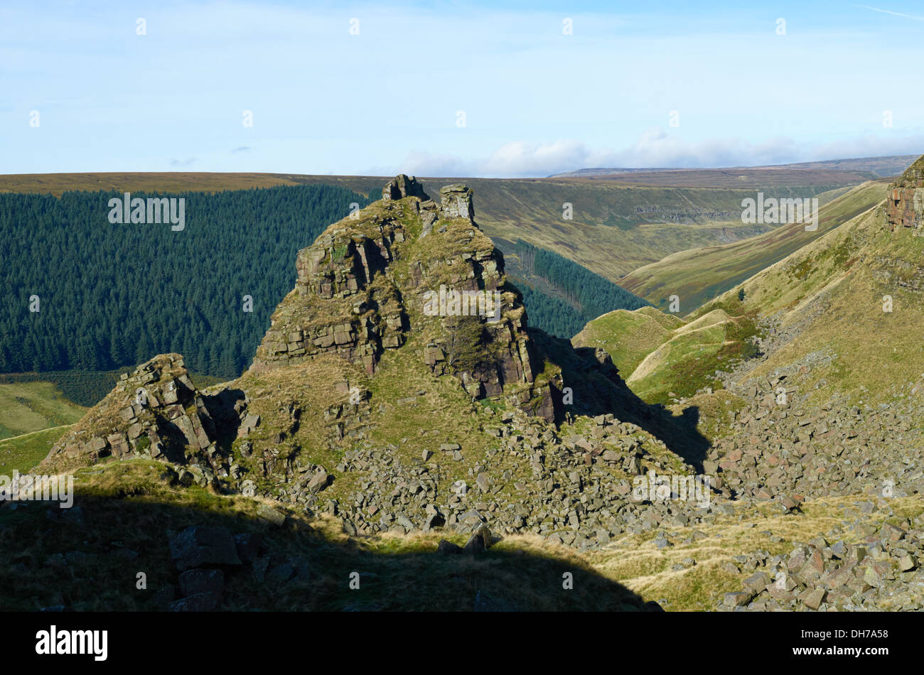 Alport Castles - Peak District National Park, England, UK Stock Photo ...