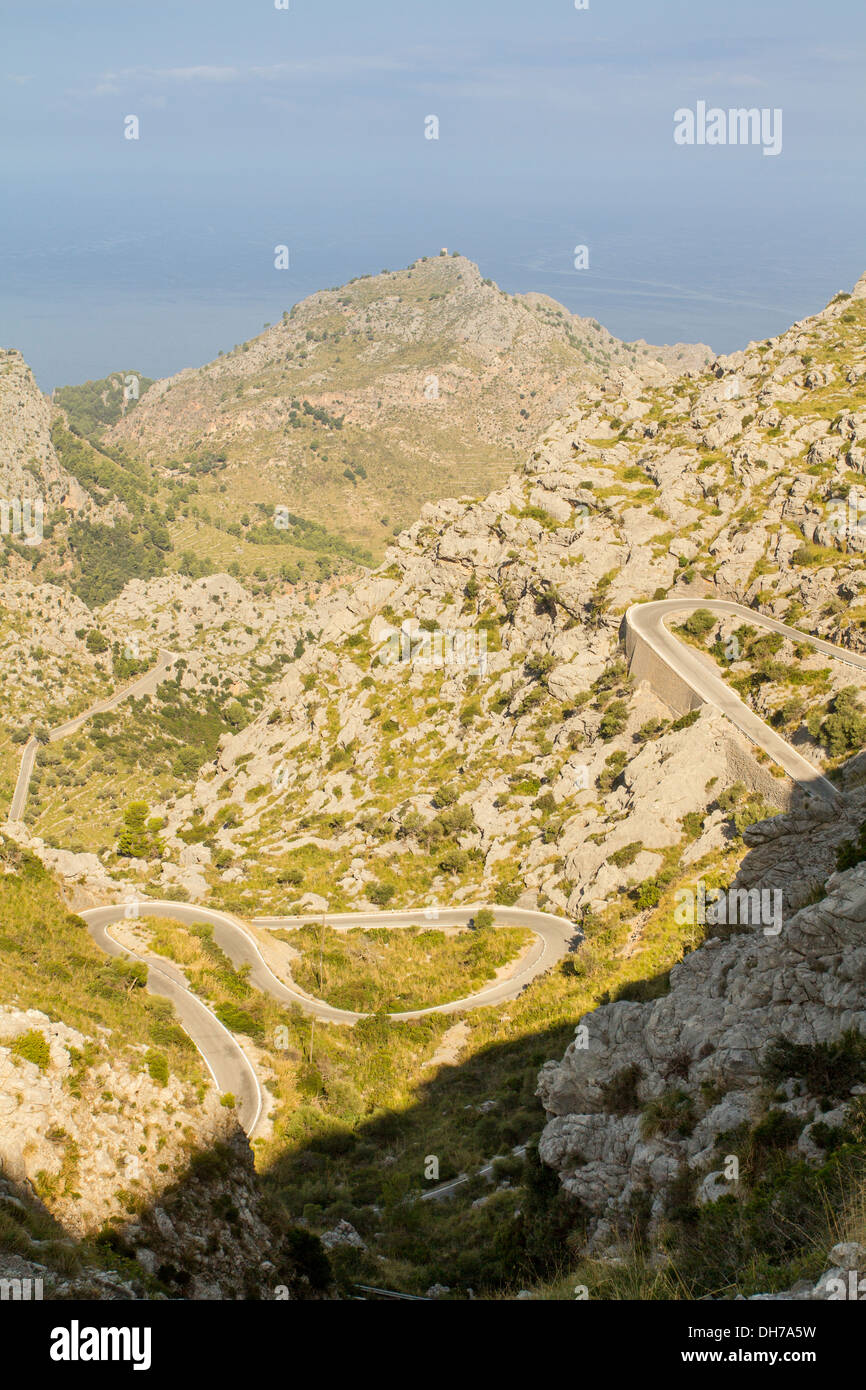 Coll dels Reis, Sa Calobra, Mallorca Stock Photo - Alamy