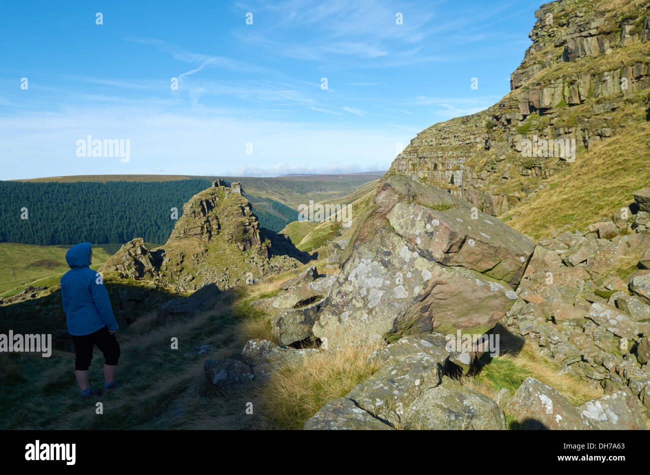 Alport Castles - Peak District National Park, England, UK Stock Photo ...