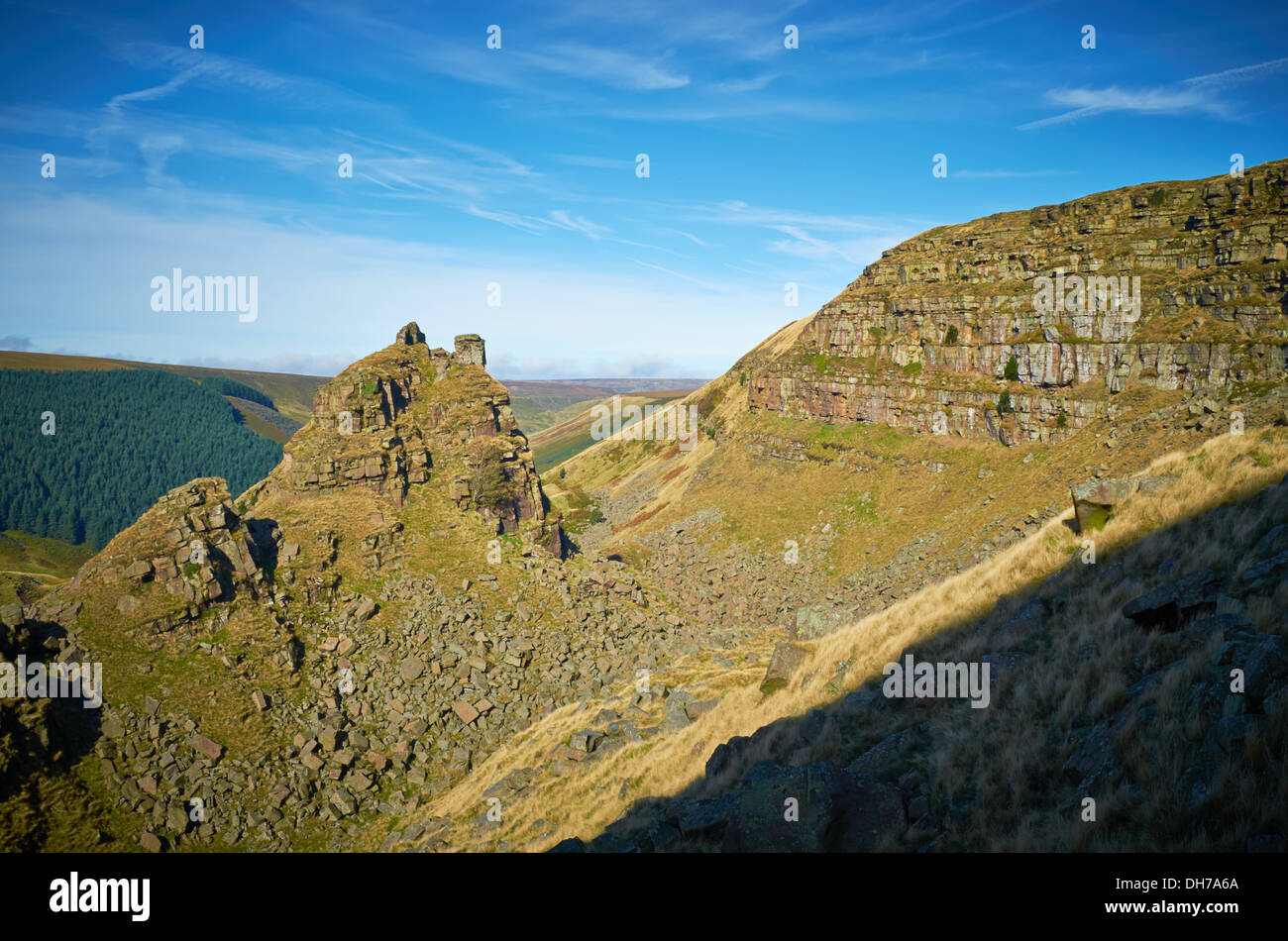 Alport Castles - Peak District National Park, England, UK Stock Photo ...