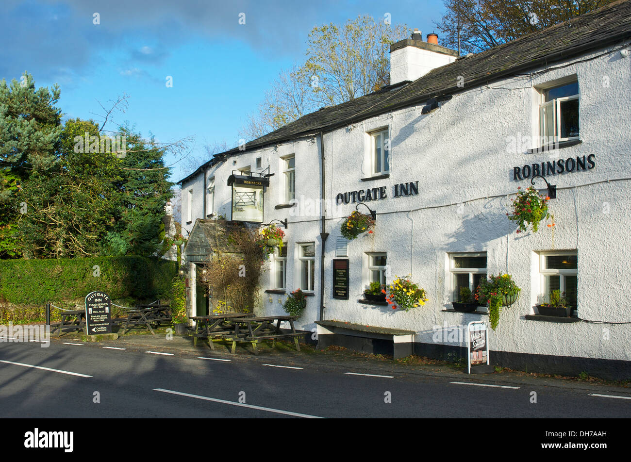 The Outgate Inn, Outgate village, South Lakeland, Lake District ...
