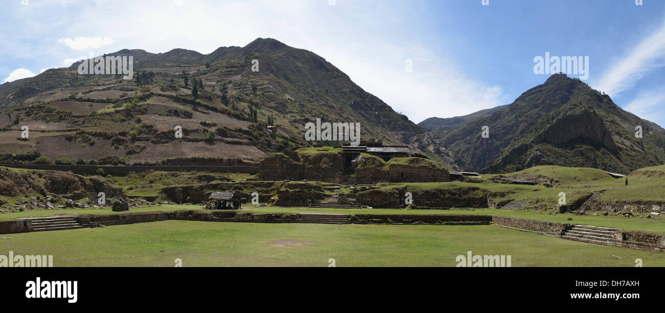 The Archaeological site of Chavin de Huantar, Ancash, Peru Stock Photo ...