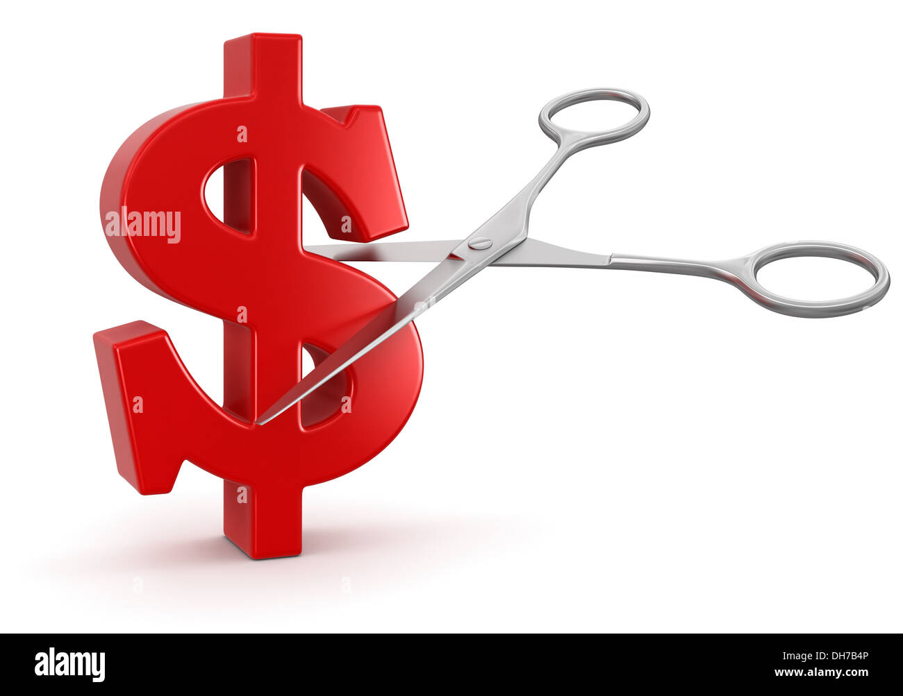 Cutting dollar sign Cut Out Stock Images & Pictures - Alamy