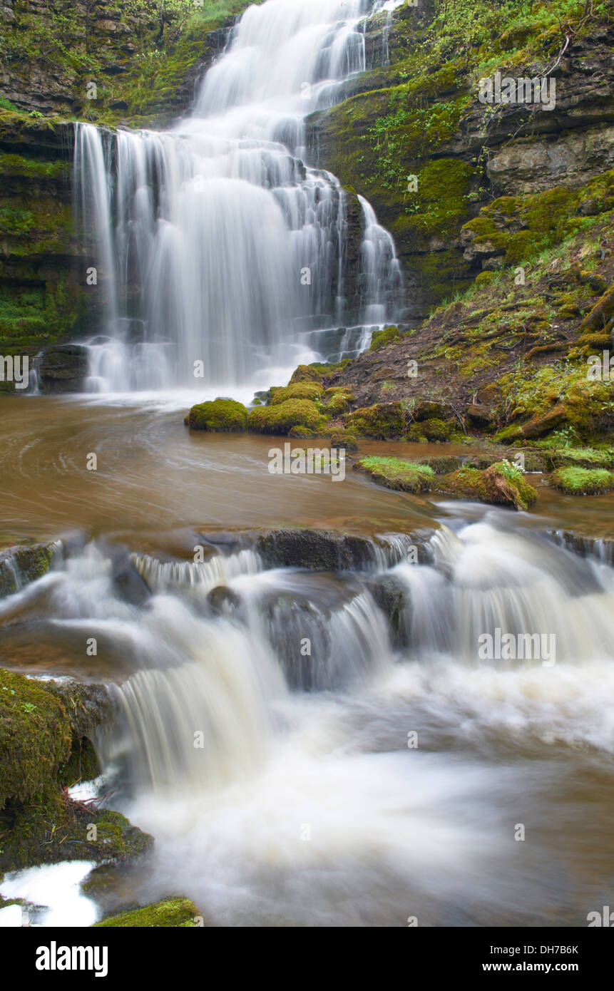 Scalebar Force Waterfall near Malham in the Yorkshire Dales National ...