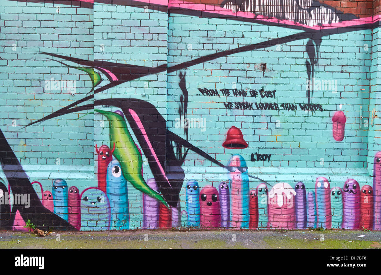 Street Art around the City of Sheffield, England, UK Stock Photo - Alamy