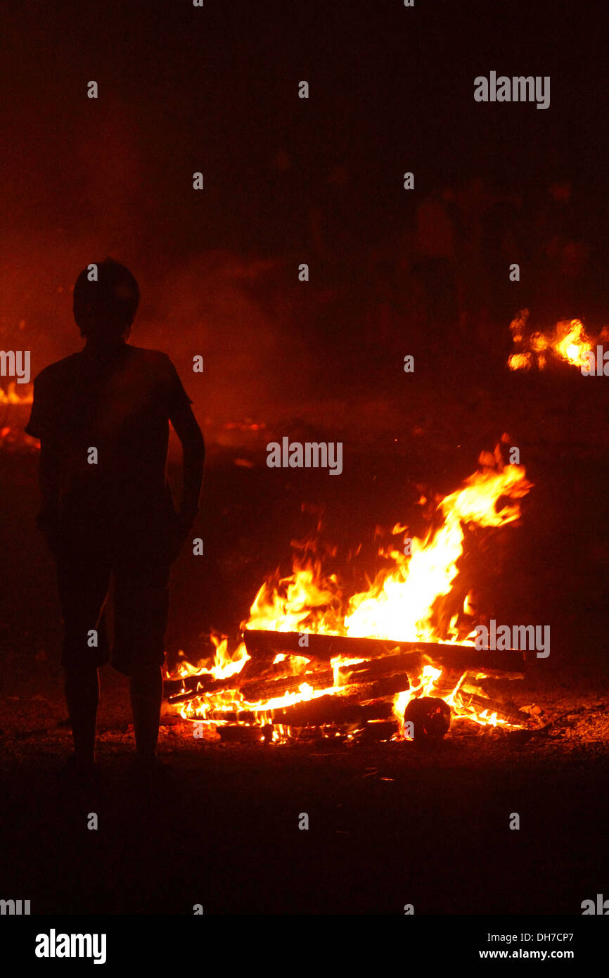 San Juan festival, that is celebrates every 23th June, in summer ...