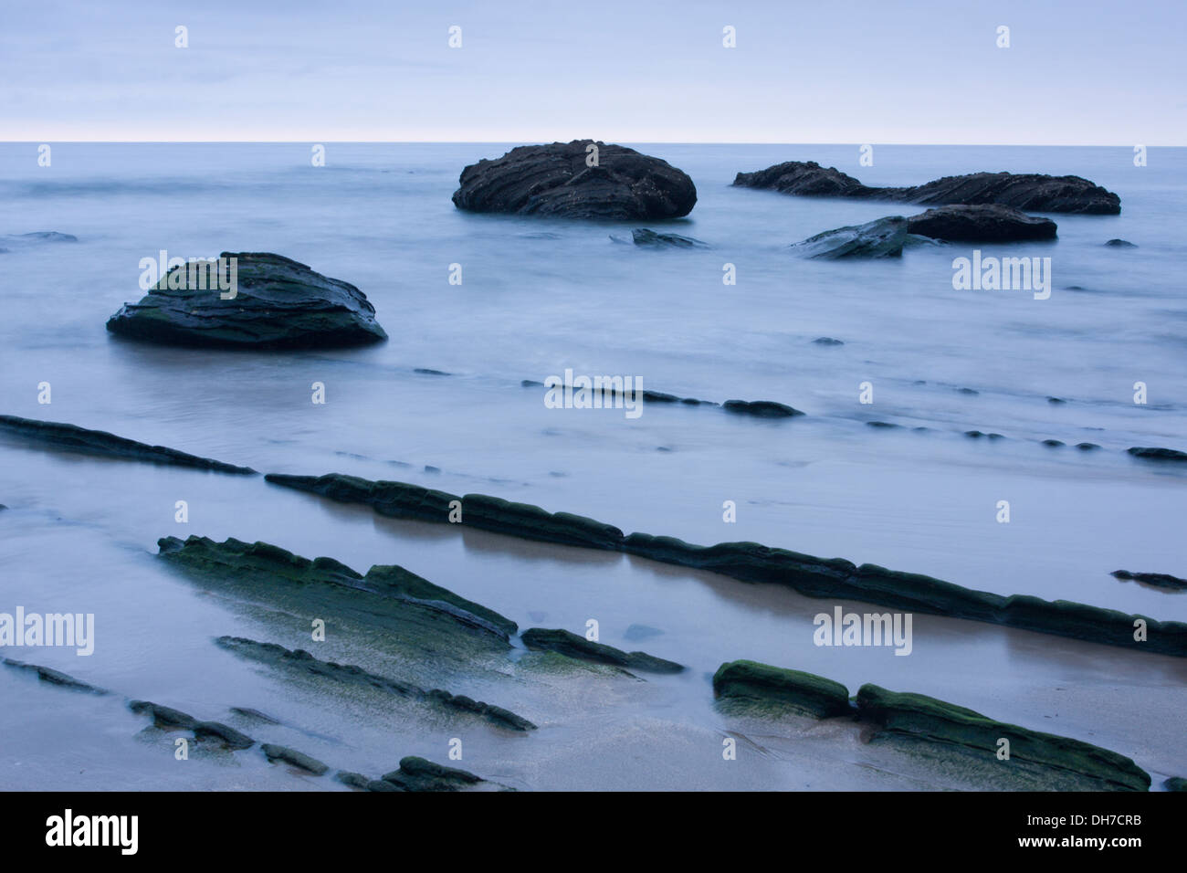 Beach in Deba, Basque Country Stock Photo - Alamy