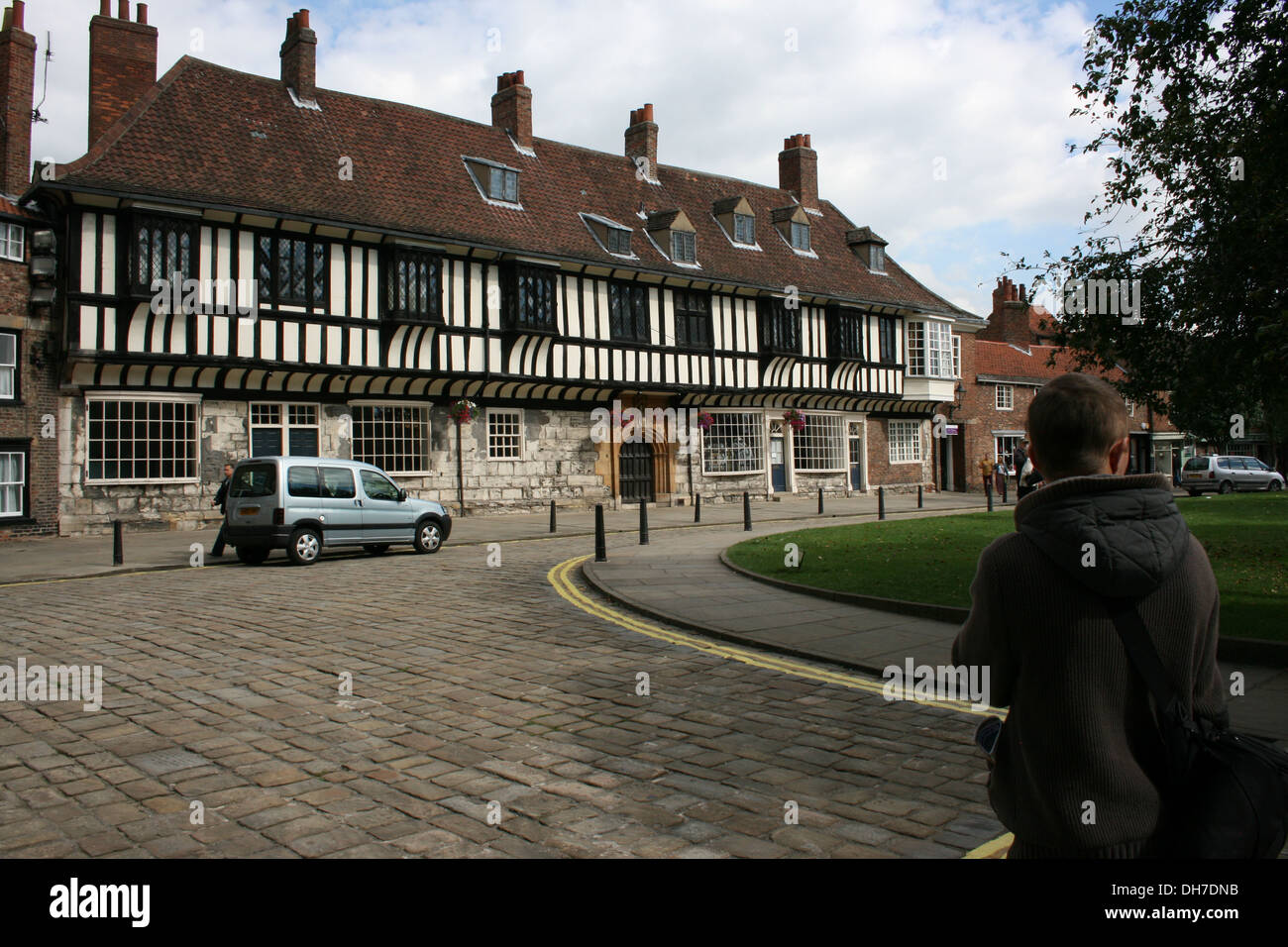 Traditional cottages in York Stock Photo - Alamy