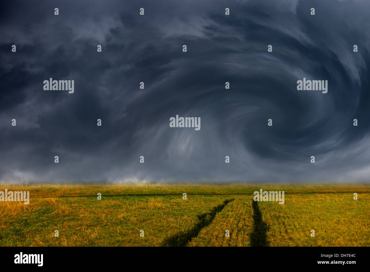 Wind power plant storm hi-res stock photography and images - Alamy