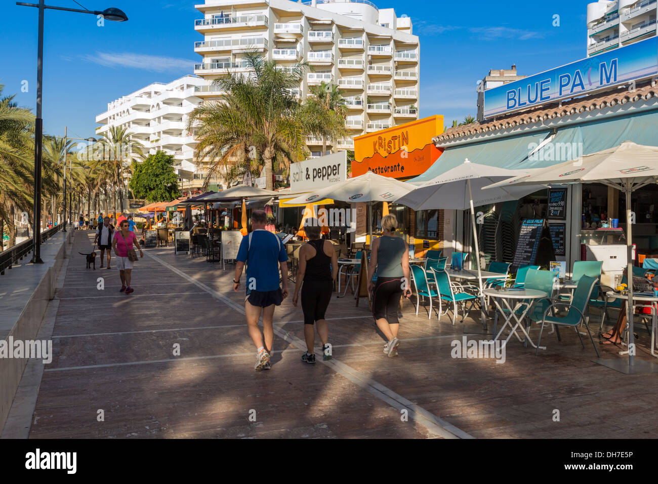 Marbella promenade hi-res stock photography and images - Alamy