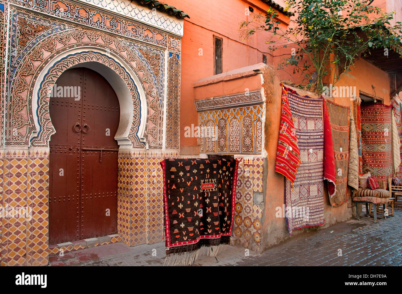 Marrakesh Morocco Medina Souk Market Shop Stock Photo - Alamy