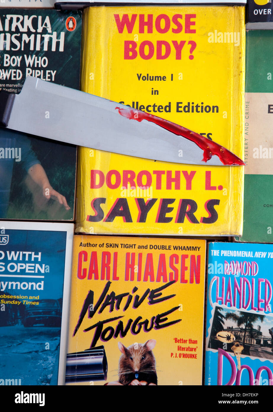 Detective fiction book cover hi-res stock photography and images - Alamy