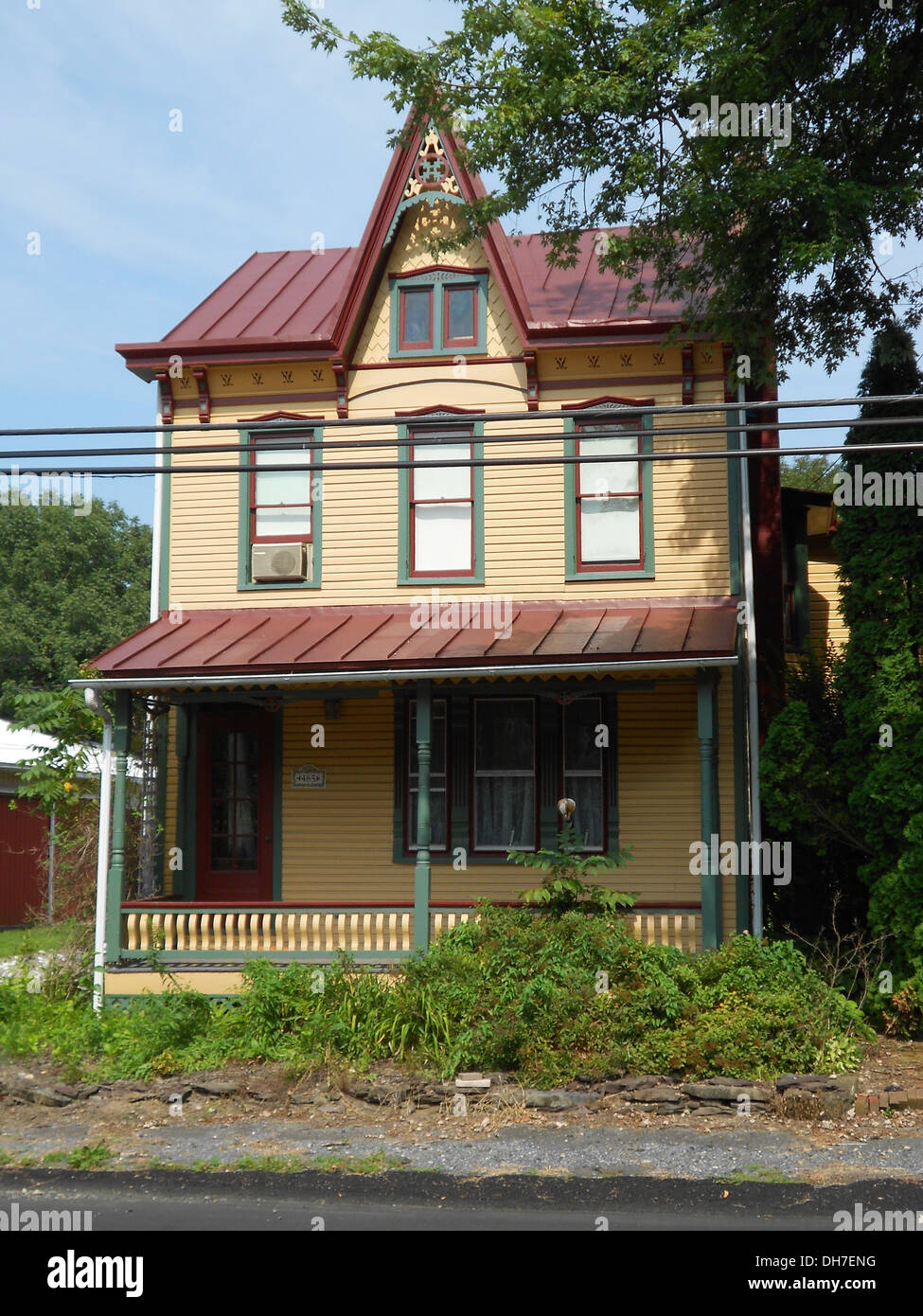A house in the Virginville Historic District, located in Berks County ...