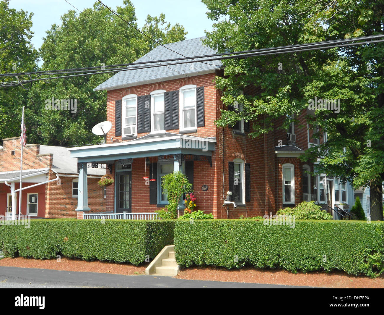 Historic homes along main street hi-res stock photography and images ...