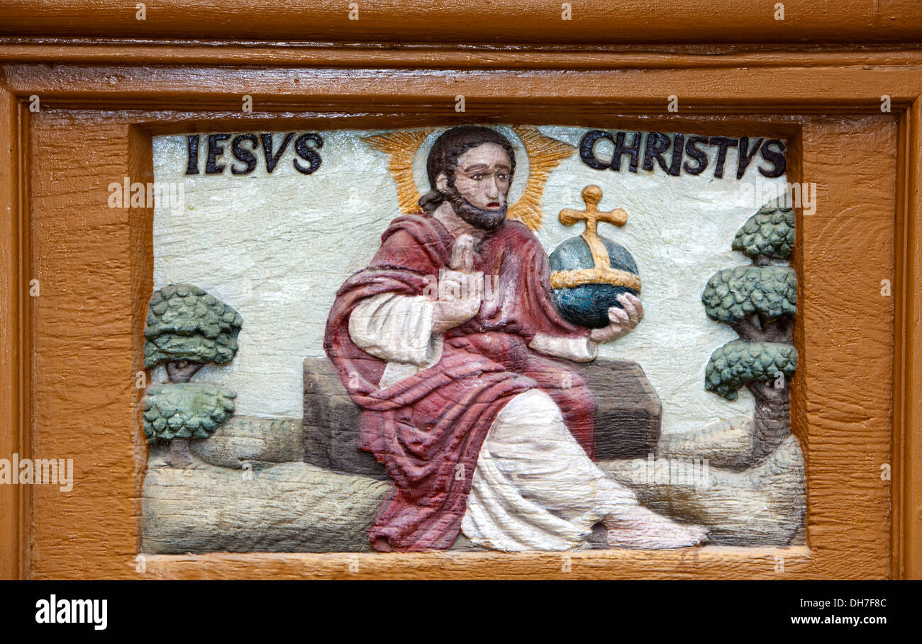 Jesus of Nazareth, Old Latin School, wood carvings, Alfeld, Germany ...