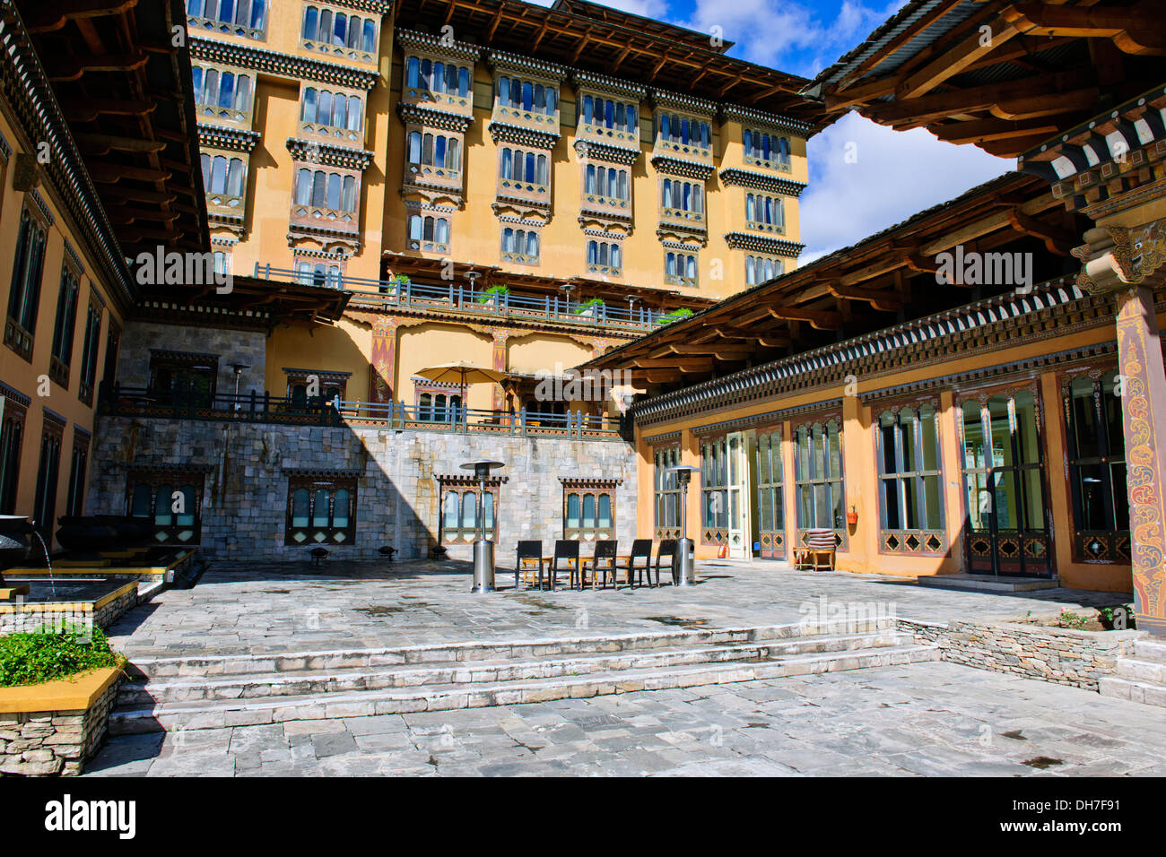 Taj Tashi five star hotel,Modern Spa Hotel,Dzong like architecture ...