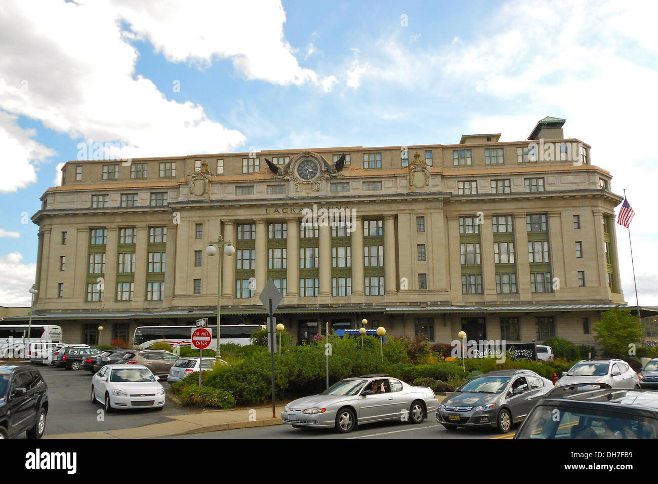The Delaware, Lackawanna and Western Railroad Station in Scranton, Pennsylvania, listed on the ...
