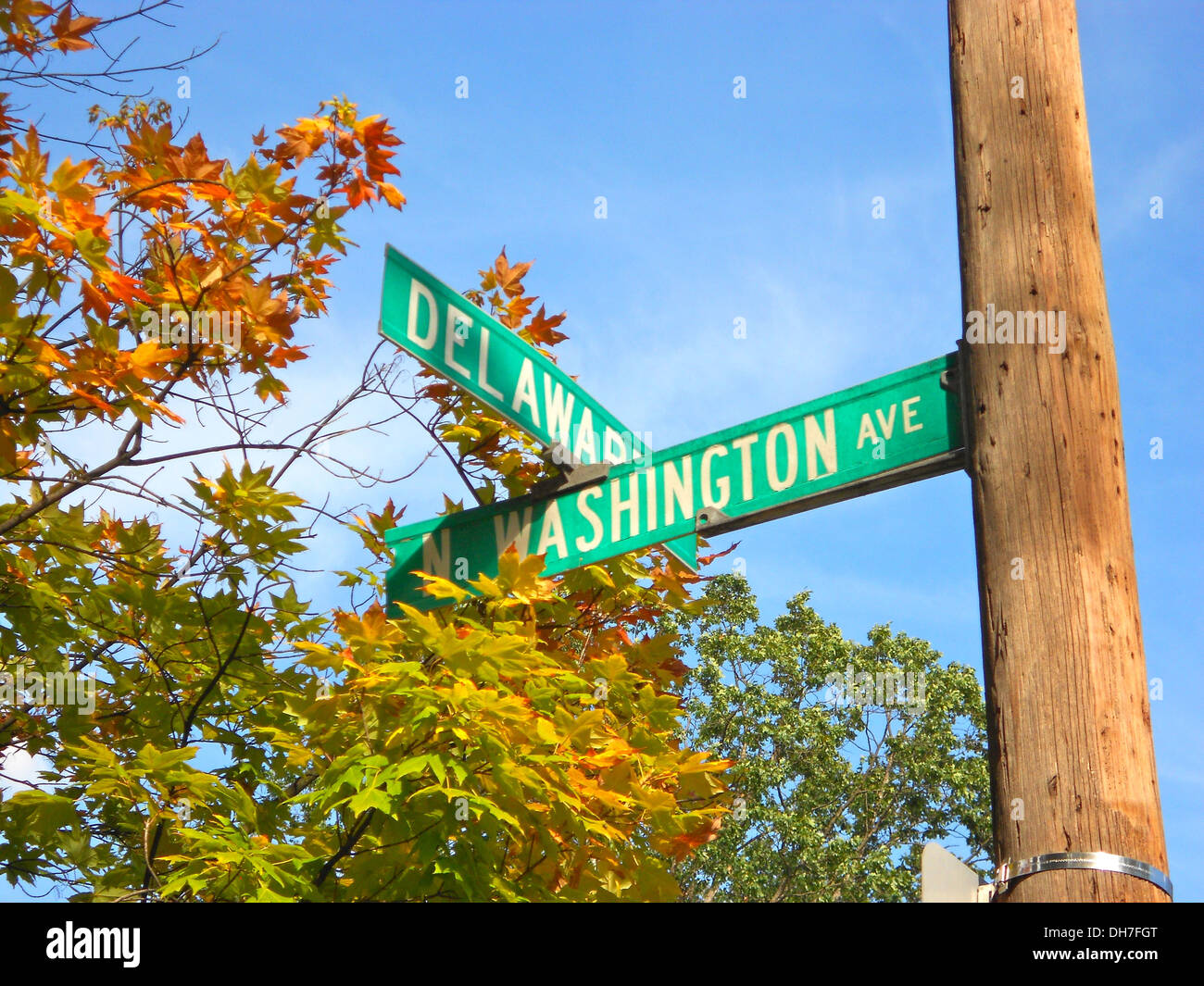 Street sign in scranton hi-res stock photography and images - Alamy
