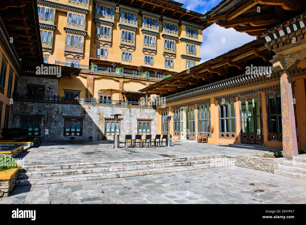 Taj Tashi five star hotel,Modern Spa Hotel,Dzong like architecture ...