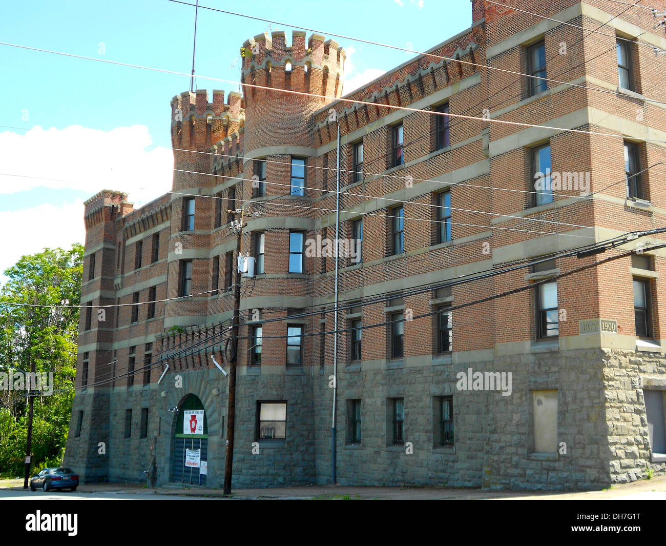 The Scranton Armory in Scranton, Pennsylvania, is listed on the ...