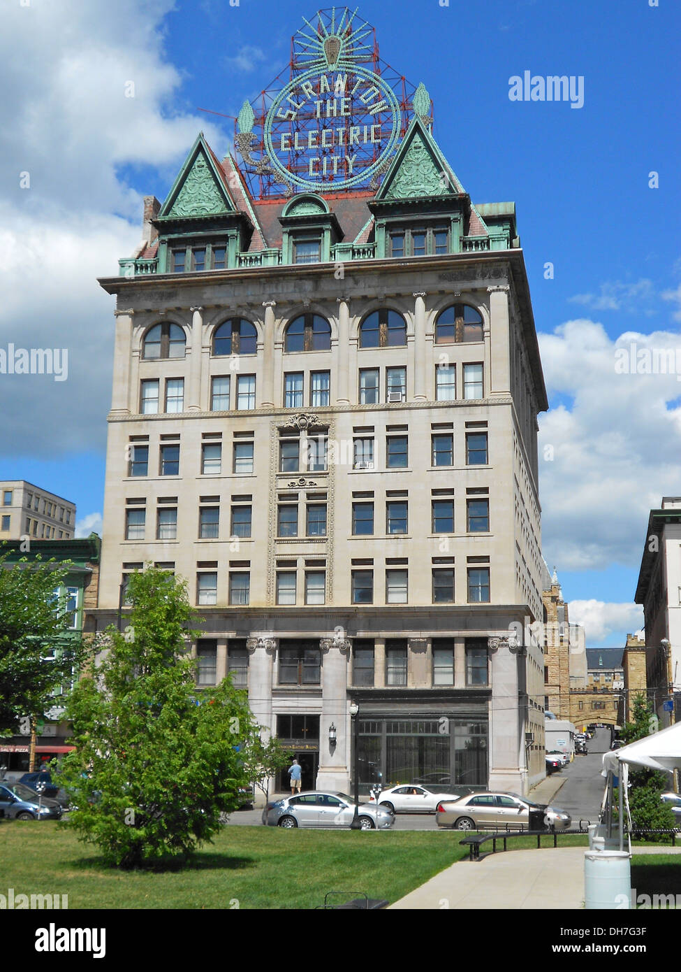 This building in Scranton, Pennsylvania, is located on the courthouse ...