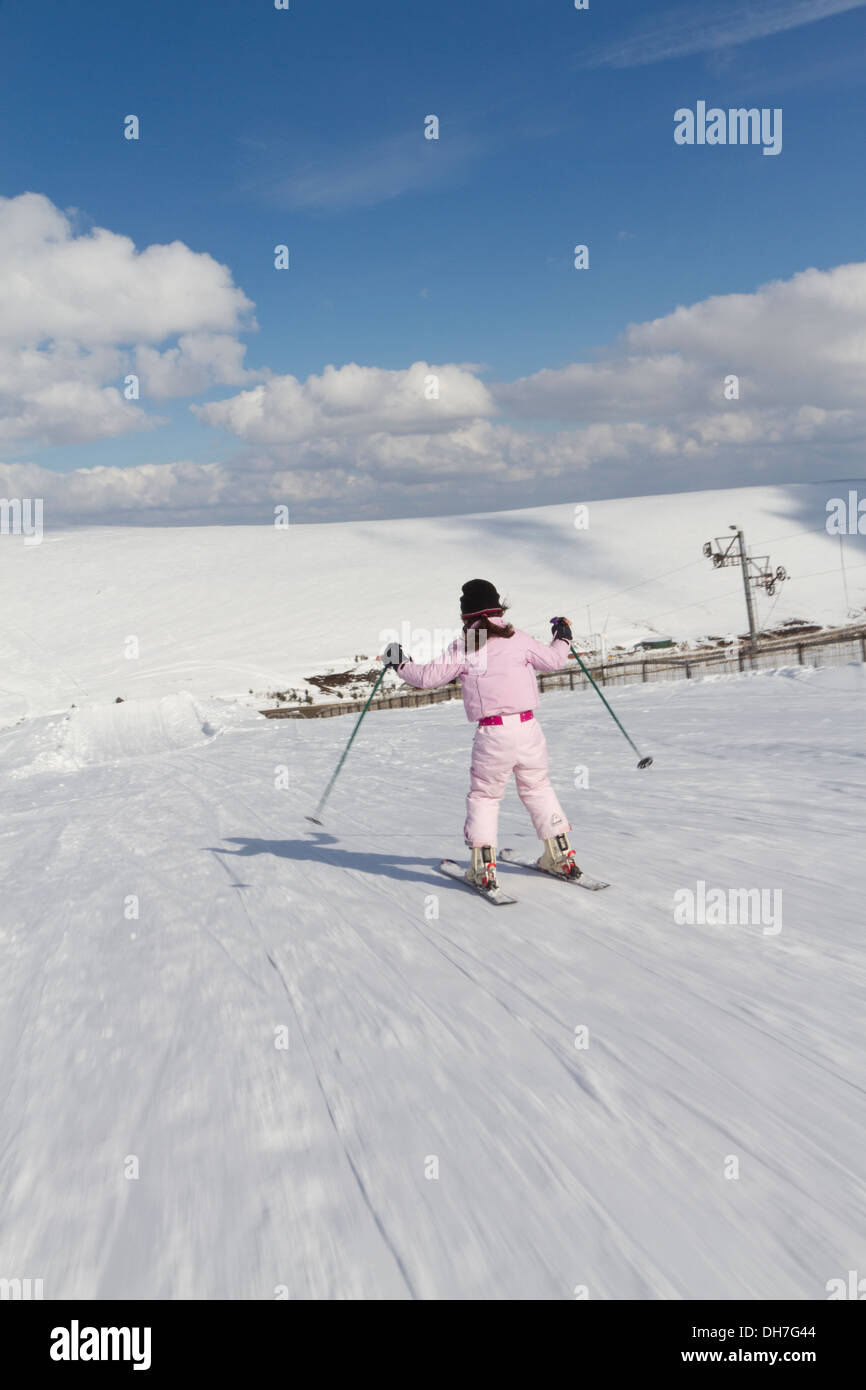 Skiing at the Lecht Stock Photo - Alamy