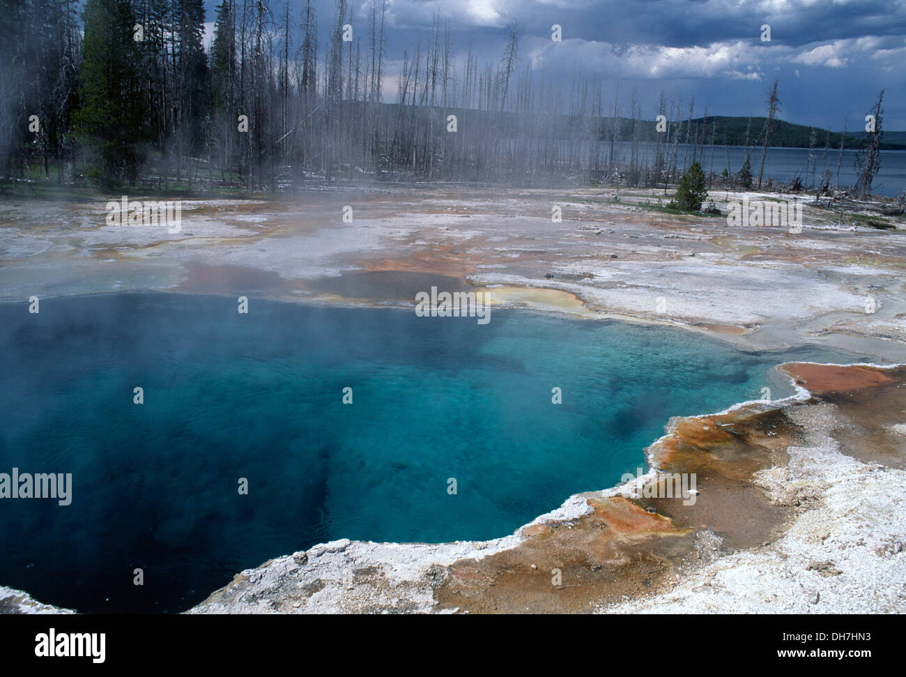 Pool yellowstone blue springs hi-res stock photography and images - Alamy