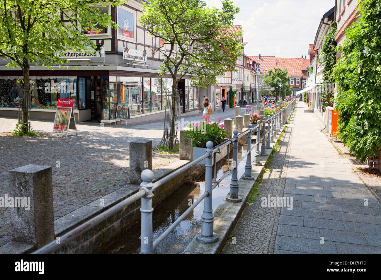 Marktstrasse, Alfeld, Leine, Lower Saxony, Germany, Europe Stock Photo ...