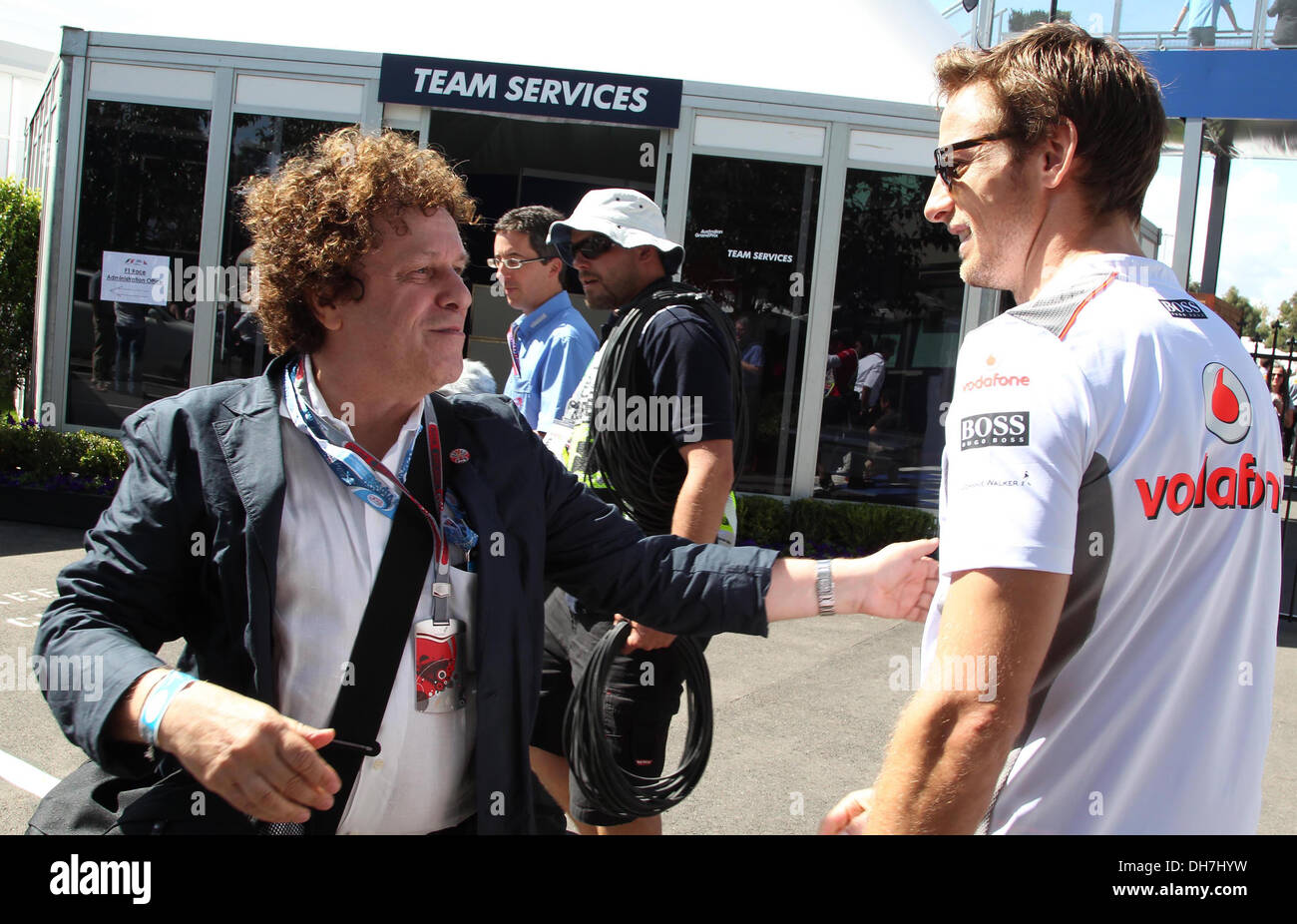 Leo SAYER Singer - Musician - Song writer - with Jenson BUTTON mula One ...