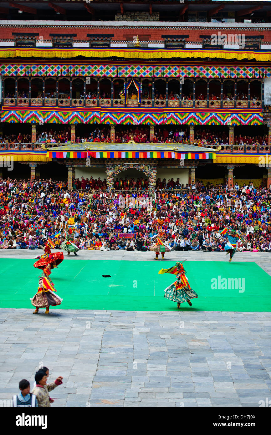 Tashichhoe Dzong,Fort,Thimphu,4 Day Tsechu Festival,Masked Buddhist ...