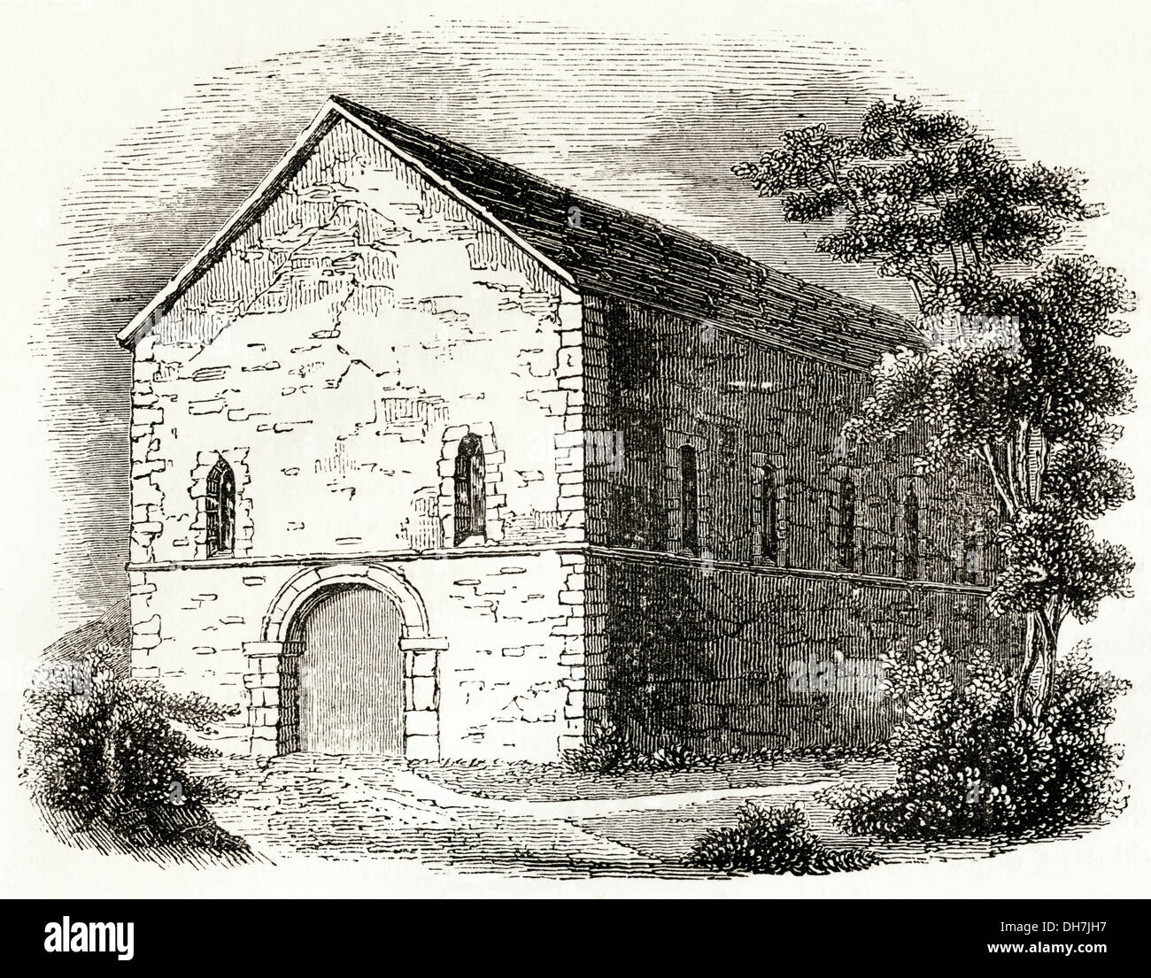 Anglo Saxon Britain. 10th century Anglo-Saxon church of St Mary in ...