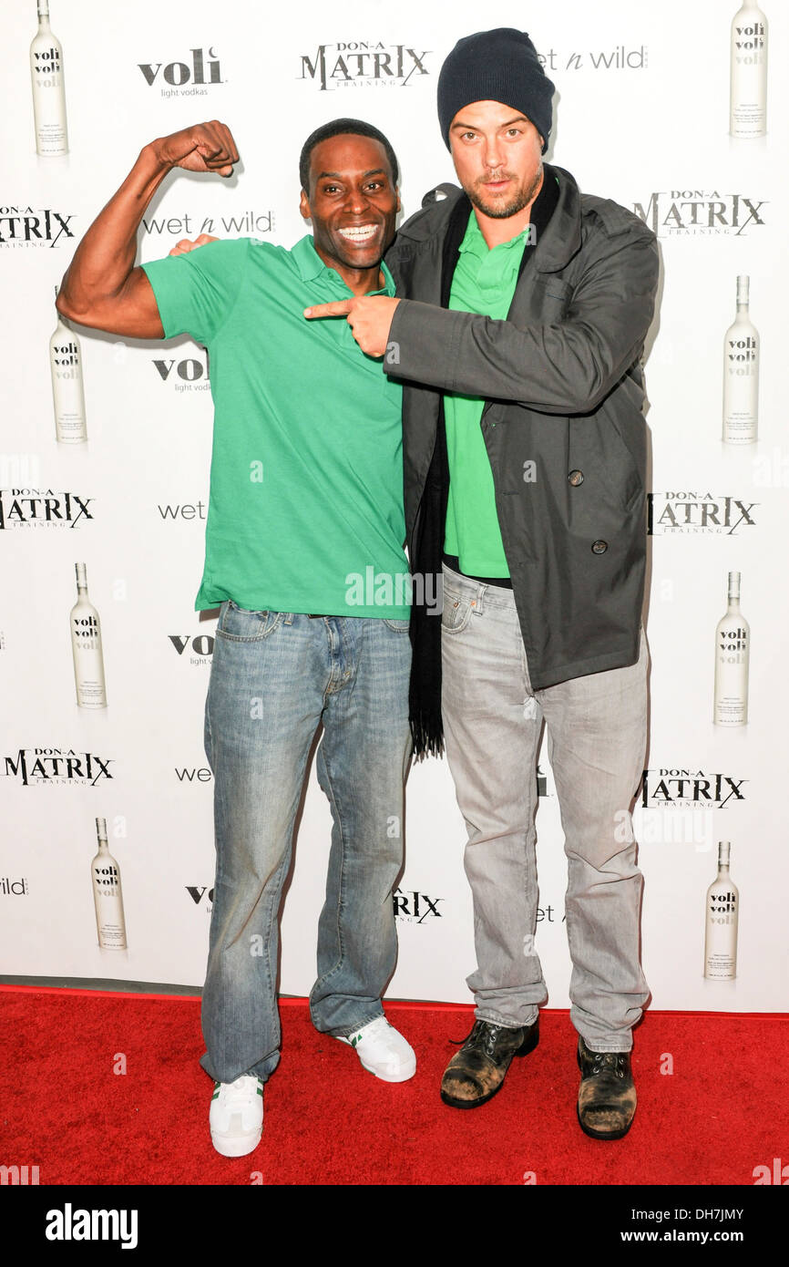 Don-A-Matrix and Josh Duhamel Voli Light Vodka's celebrate launch of ...