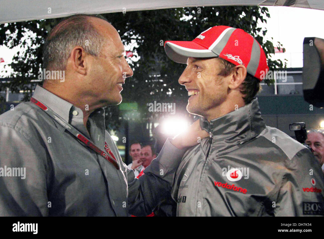 Ron Dennis and Jenson Button n mula One Grand Prix at Albert Park ...