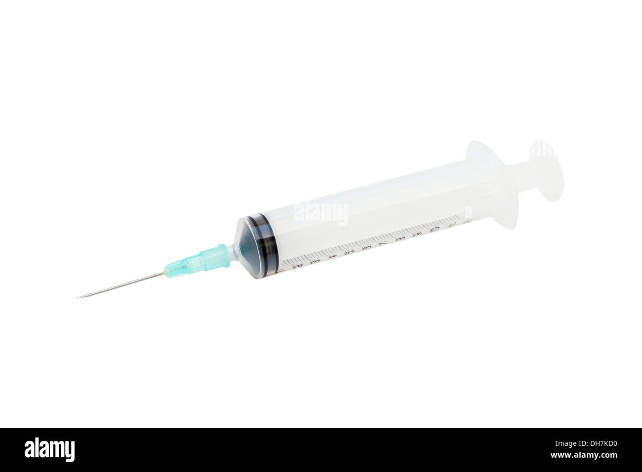 empty syringe isolated on white background (with clipping path Stock ...