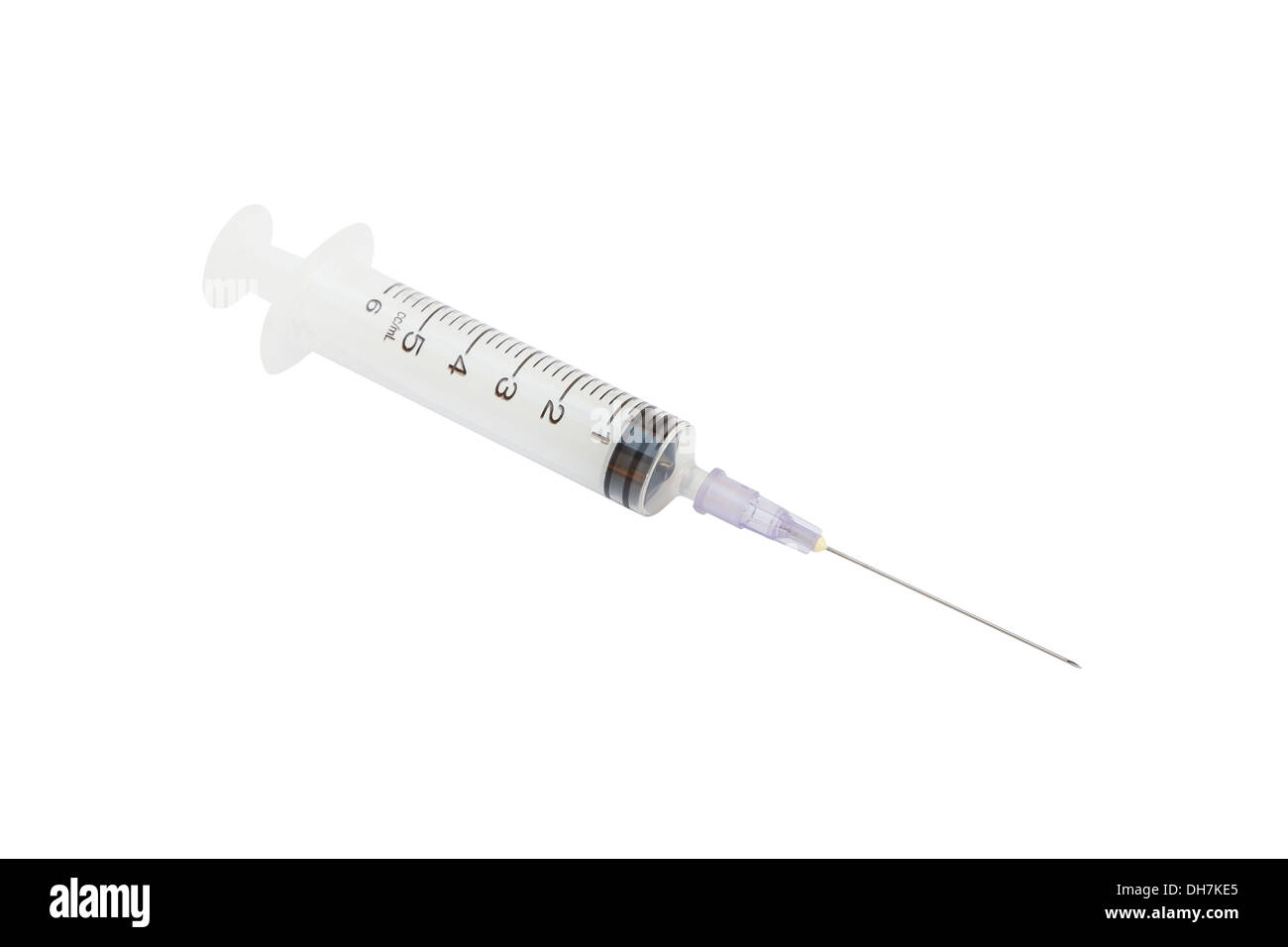 empty syringe isolated on white background (with clipping path Stock ...