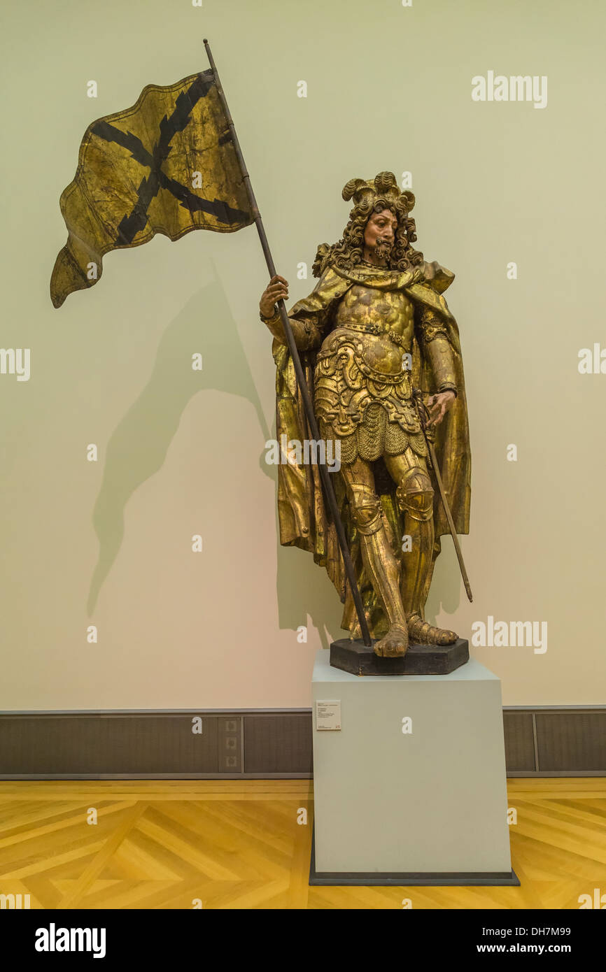 Statue of St. Sebastian at Bode Museum, Berlin Stock Photo - Alamy