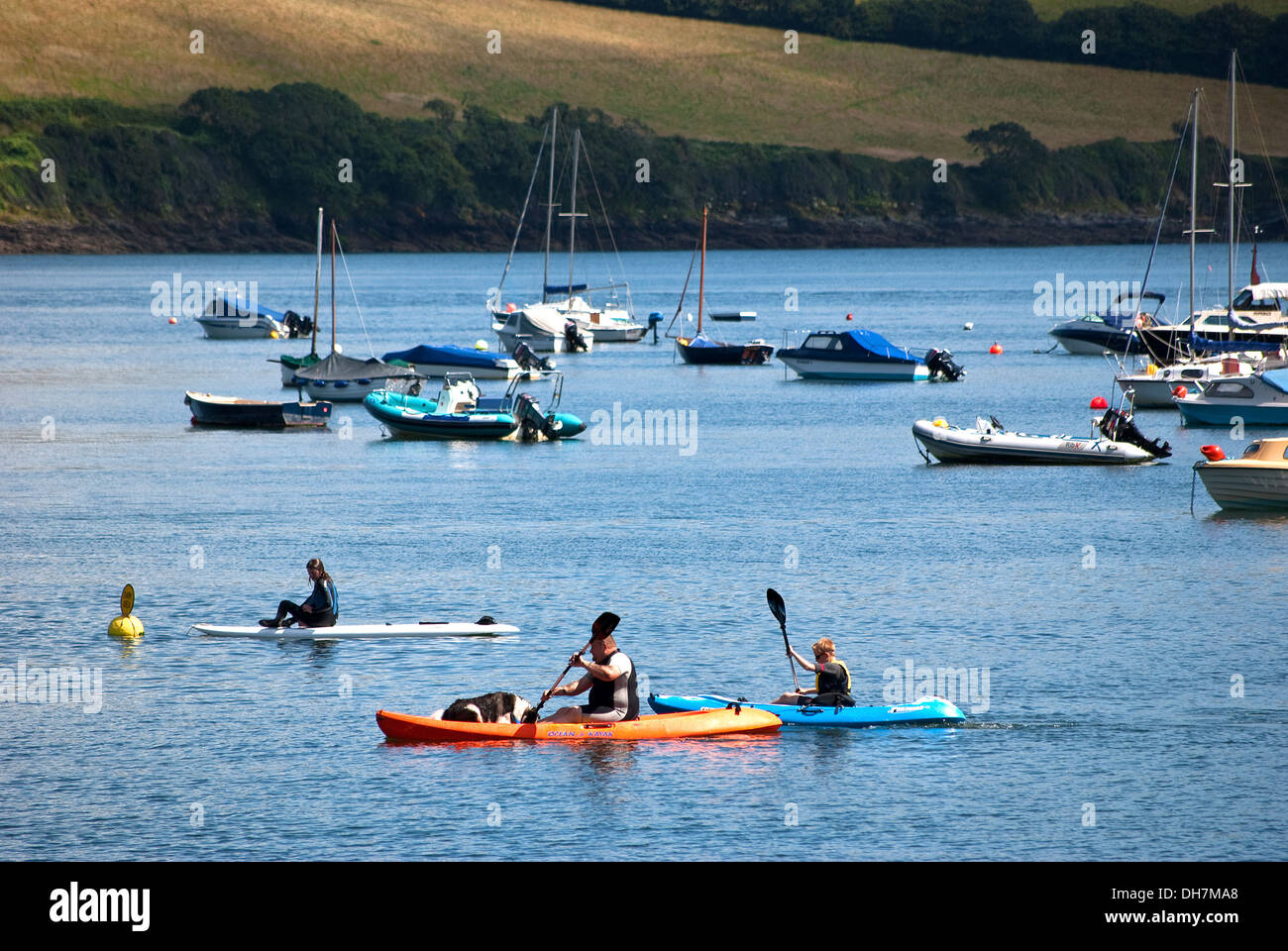 Boats on river fal hi-res stock photography and images - Alamy