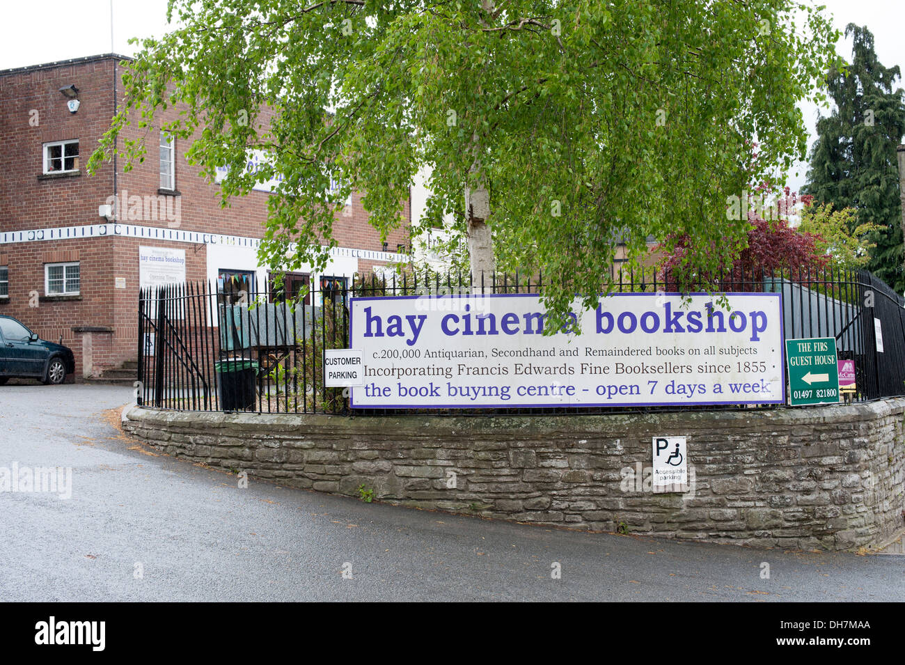 Hay Cinema Bookshop Hay On Wye UK Stock Photo - Alamy